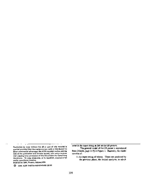 (PDF) Understanding the bottom-up SLR parser