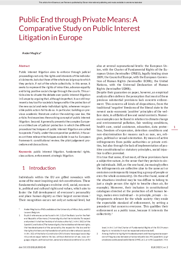 (PDF) Public End through Private Means: A Comparative Study on Public ...