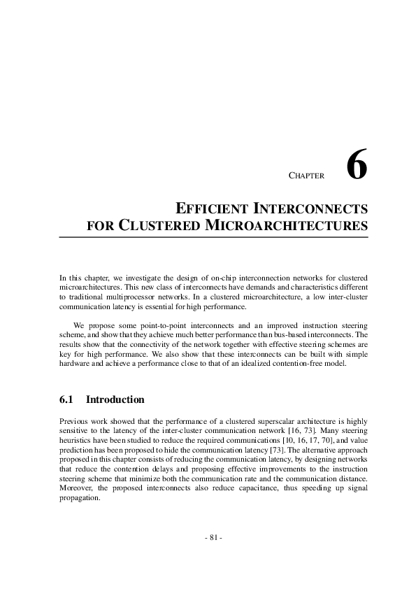 (PDF) Design of Clustered Superscalar Microarchitectures | Joan Manuel Parcerisa Bundo ...