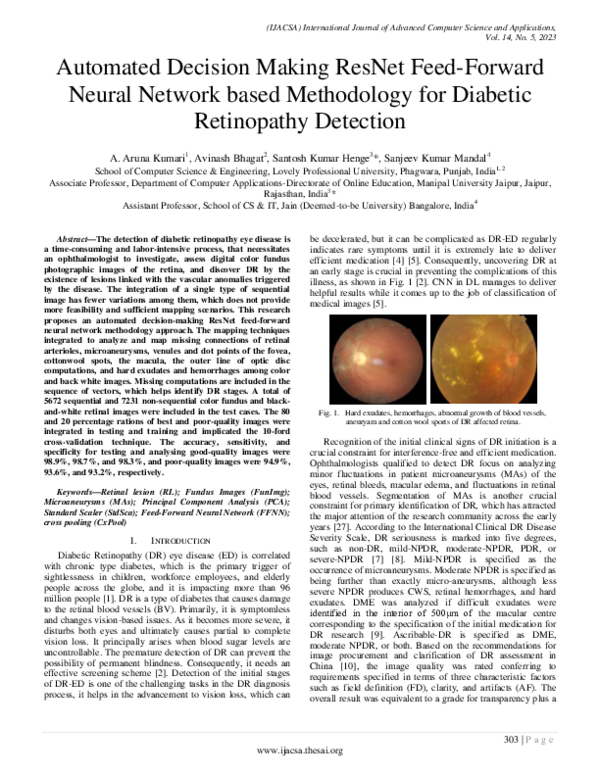 (PDF) Automated Decision Making ResNet Feed-Forward Neural Network ...