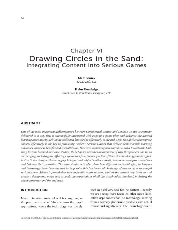 (PDF) Drawing Circles in the Sand