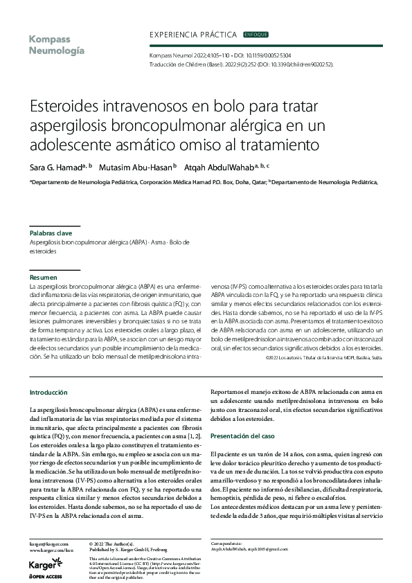(PDF) Esteroides intravenosos en bolo para tratar aspergilosis ...