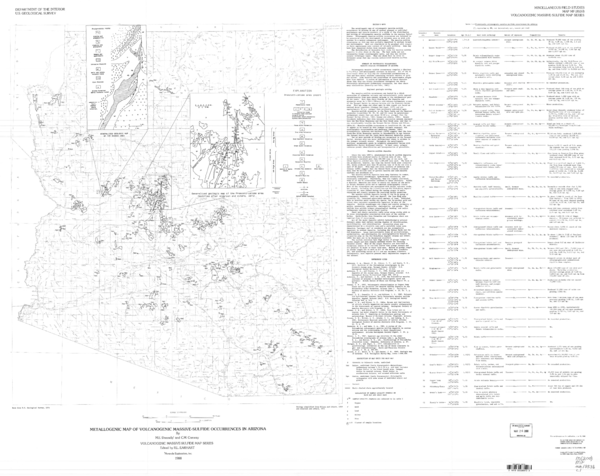 (PDF) Metallogenic map of volcanogenic massive-sulfide occurences in ...