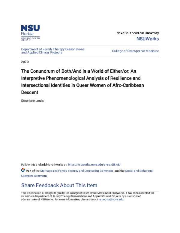 (PDF) The Conundrum of Both/And in a World of Either/or: An ...