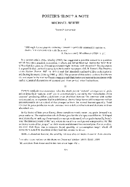 (PDF) Porter's Influence on Demand Theory Explained