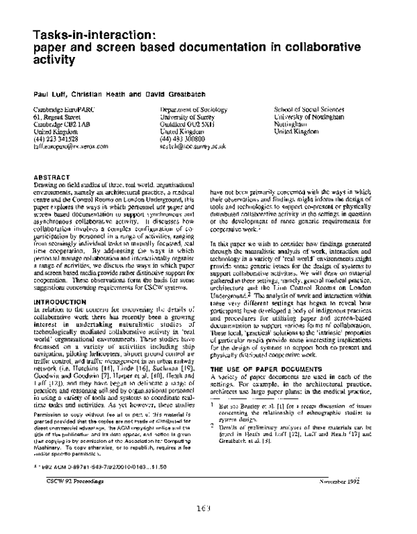 (PDF) Tasks-in-interaction