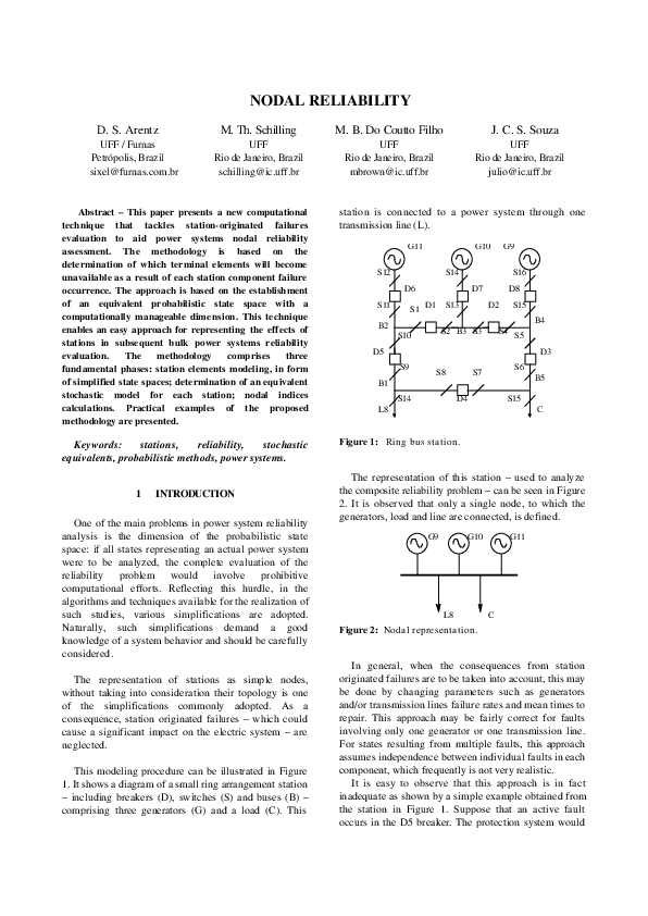 (PDF) NODAL RELIABILITY | Marcus Theodor Schilling - Academia.edu