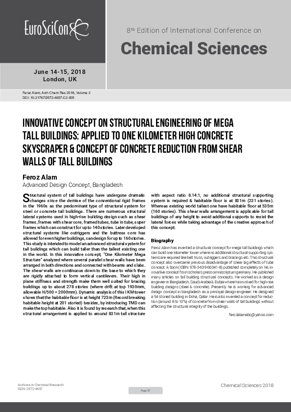 (PDF) Innovative concept on structural engineering of mega tall ...