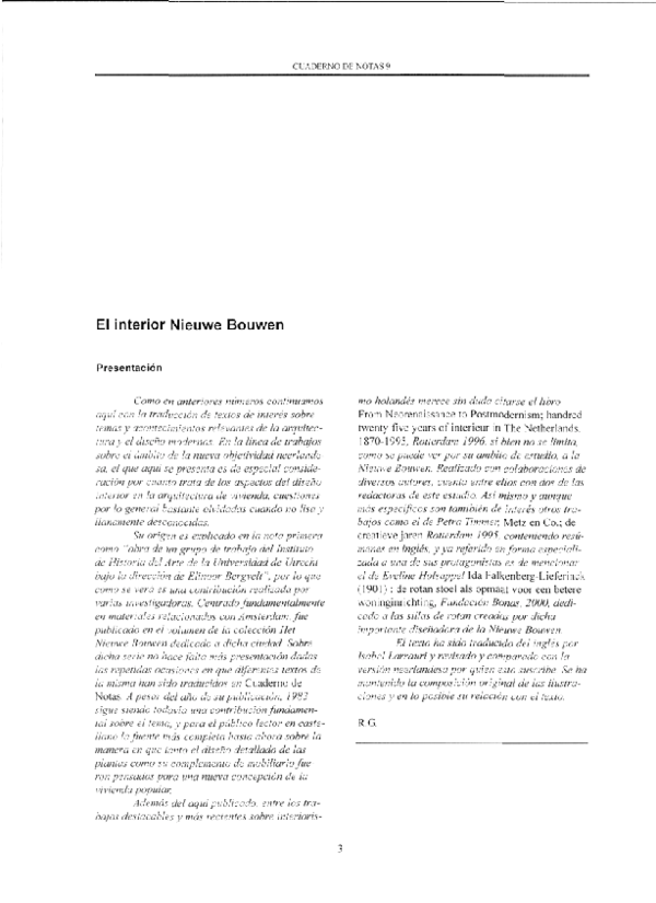 (PDF) El Interior Nieuwe Bouwen