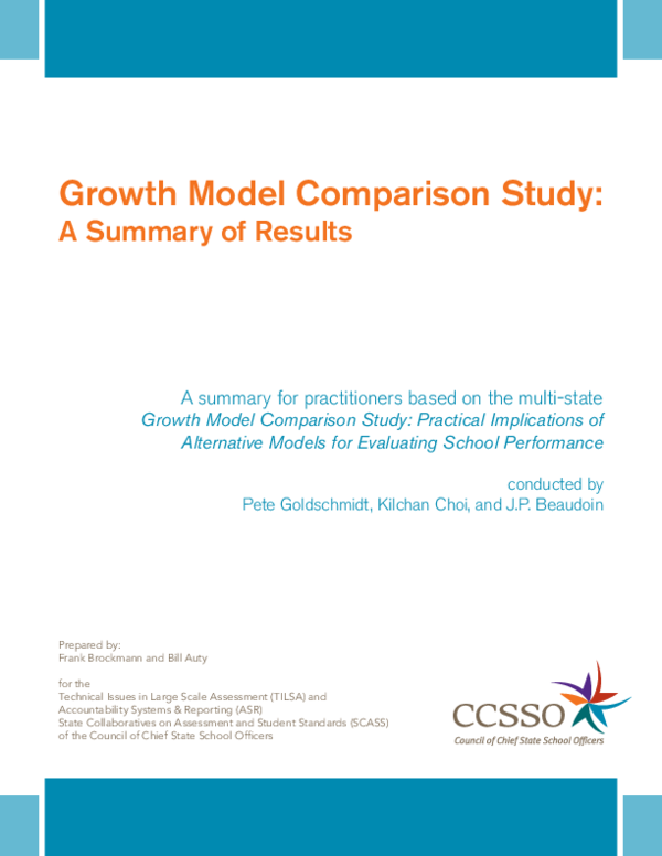 (PDF) Growth Model Comparison Study: A Summary of Results