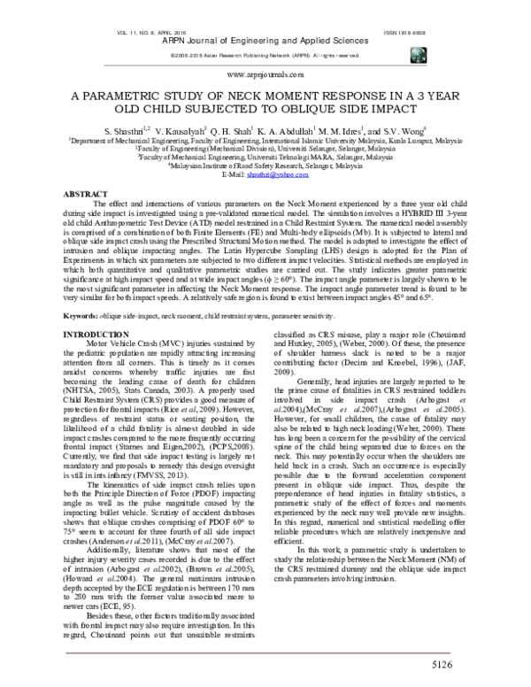 (PDF) A parametric study of neck moment response in a 3 year old child ...