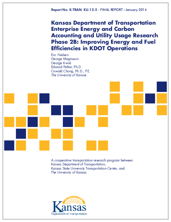 (PDF) Kansas Department of Transportation Enterprise Energy and Carbon ...