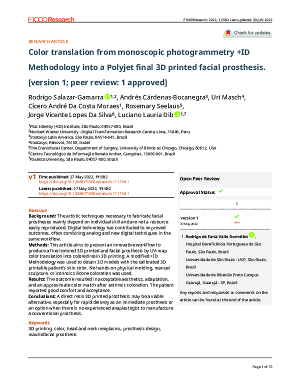 (PDF) Color translation from monoscopic photogrammetry +ID Methodology ...
