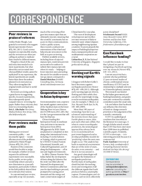 (PDF) Seeking out Earth's warning signals | Friedemann Freund ...