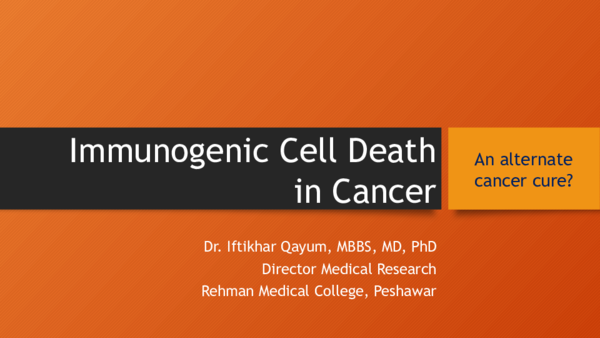 (PPT) Immunogenic Cell Death