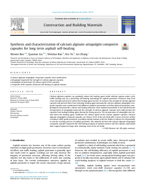 (PDF) Synthesis and characterization of calcium alginate nanoparticles, sodium ...