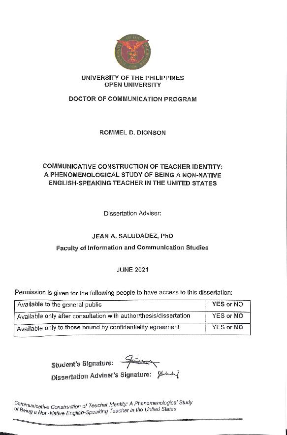 (PDF) Communicative Construction of Teacher Identity: A ...