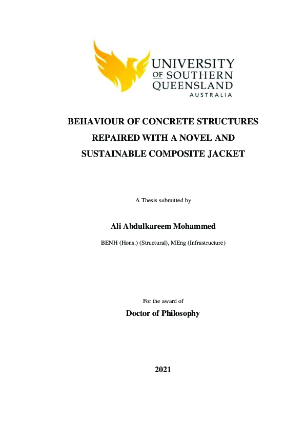 (PDF) Behaviour of concrete structures repaired with a novel and ...