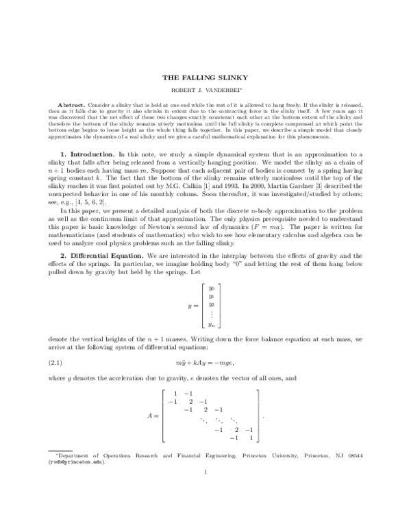 (PDF) The Falling Slinky
