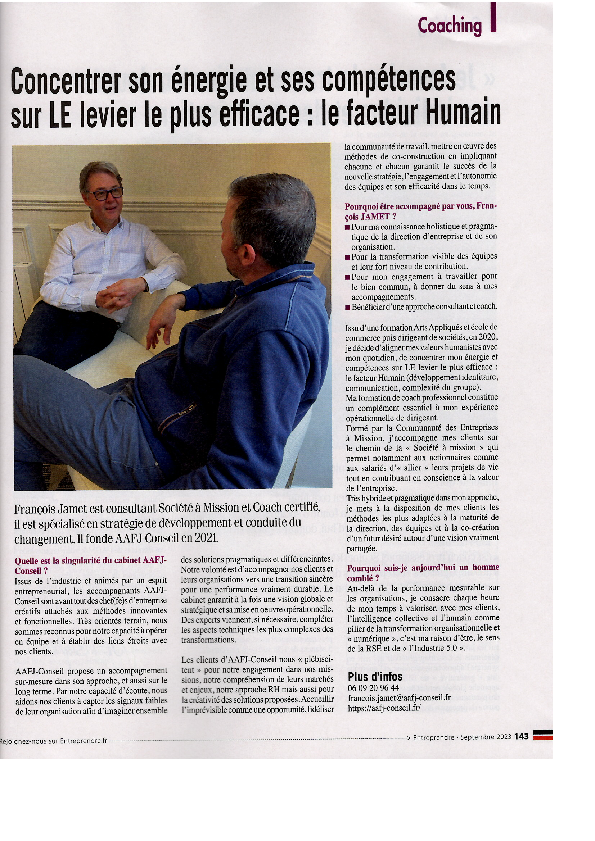 (PDF) Concentrer son énergie et ses compétences sur le levier le plus ...