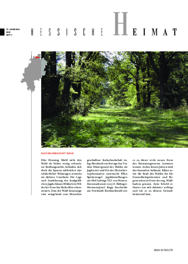 (PDF) Das landgräfliche Schloß Wildeck im Wildecker Forst - Reste einer ...