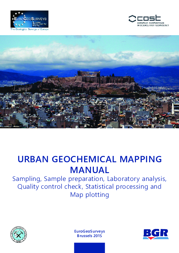 (PDF) URBAN GEOCHEMICAL MAPPING MANUAL: Sampling, Sample preparation ...