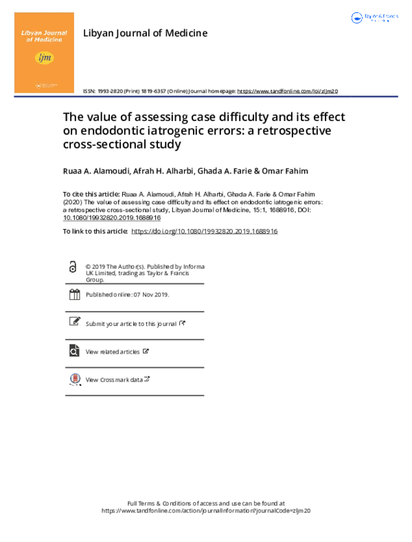 (PDF) The value of assessing case difficulty and its effect on ...