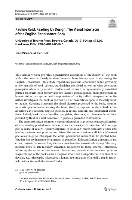 (PDF) Pauline Reid: Reading by Design: The Visual Interfaces of the ...