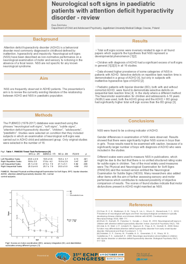 (PDF) Neurological soft signs in paediatric patients with attention ...