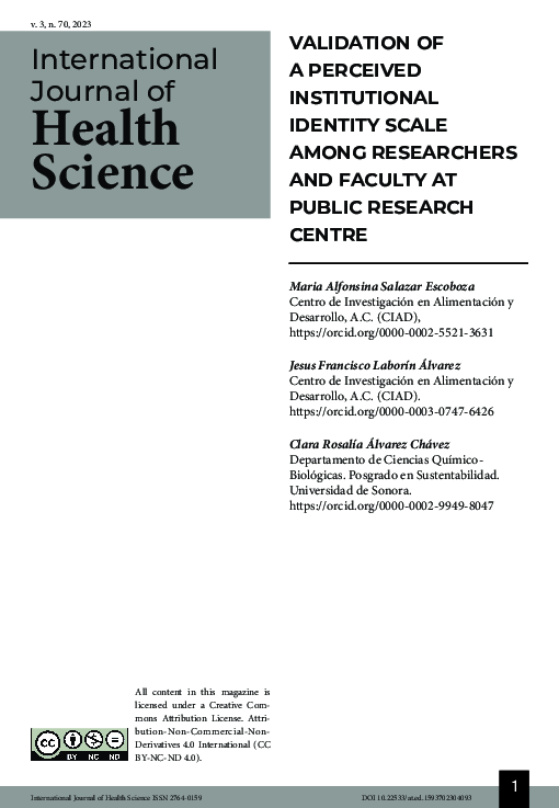 (PDF) VALIDATION OF A PERCEIVED INSTITUTIONAL IDENTITY SCALE AMONG ...