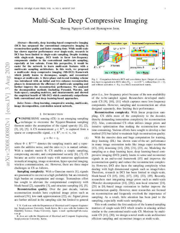 (PDF) Multi-Scale Deep Compressive Imaging