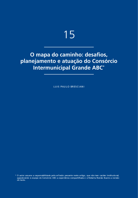 (PDF) O mapa do caminho: desafios, planejamento e atuação do Consórcio ...