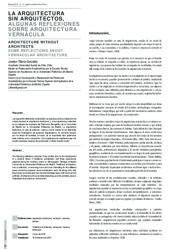 (PDF) Revista AUS 8 _12 -15_segundo semestre dos mil diez_ LA ...