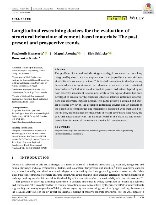 (PDF) Longitudinal restraining devices for the evaluation of structural ...
