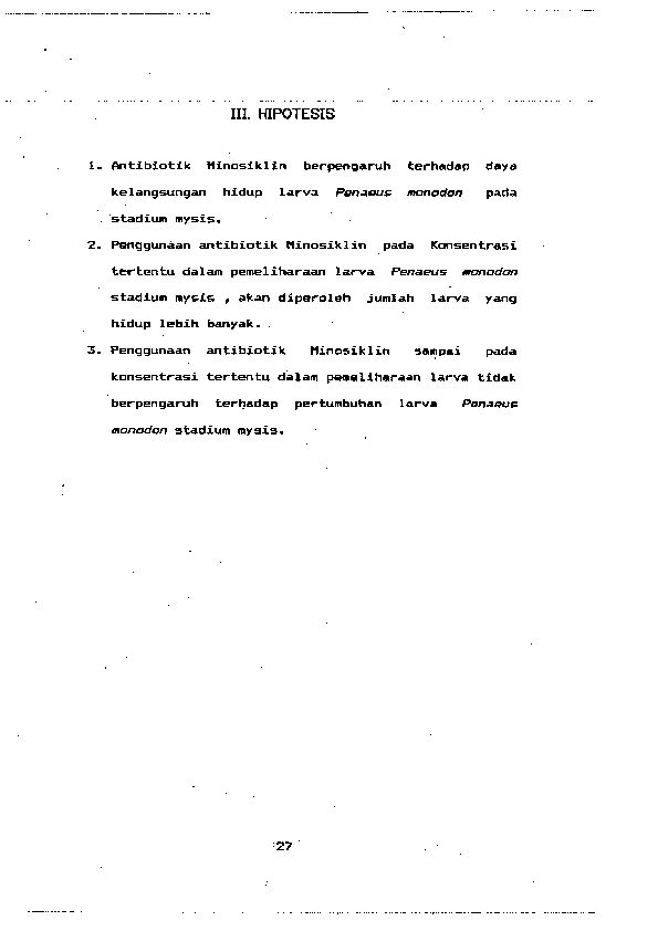 (PDF) Pengaruh pemberian antibiotik minosiklin terhadap daya ...