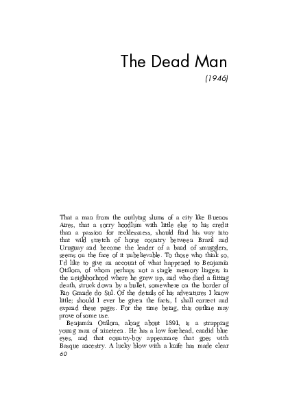 (PDF) The Dead Man