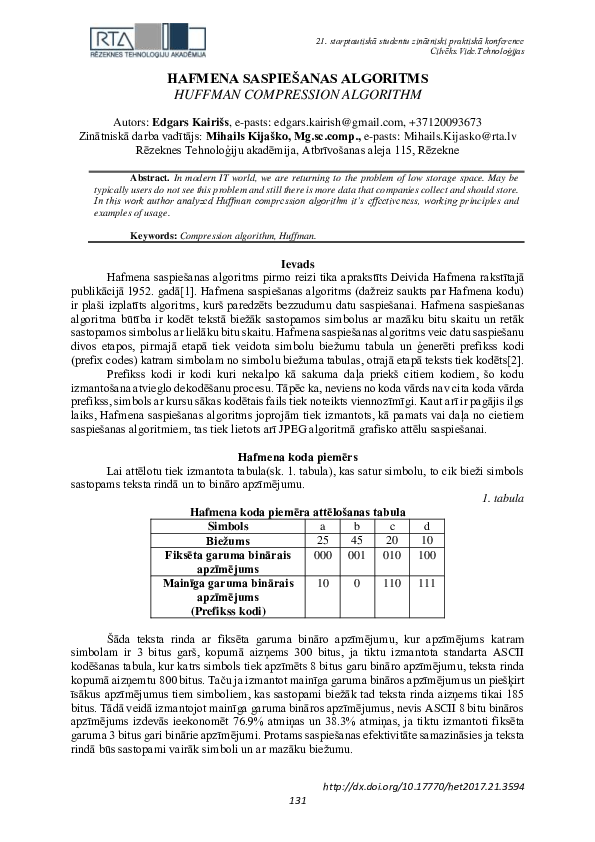 Pdf Huffman Compression Algorithm 7801
