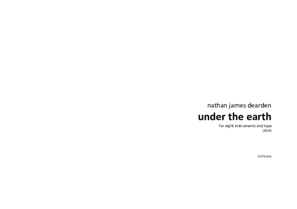 (PDF) Under the Earth