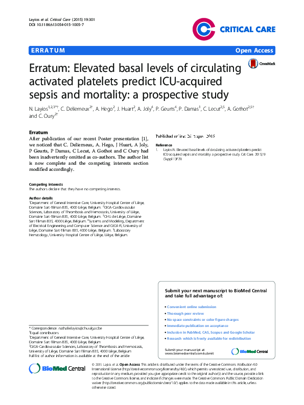 (PDF) Erratum: Elevated basal levels of circulating activated platelets ...