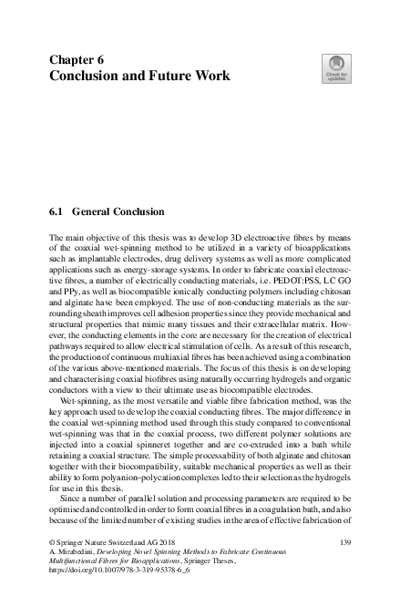 (PDF) Conclusion and Future Work