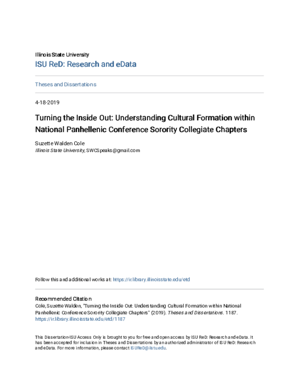 (PDF) Turning the Inside Out: Understanding Cultural Formation within ...