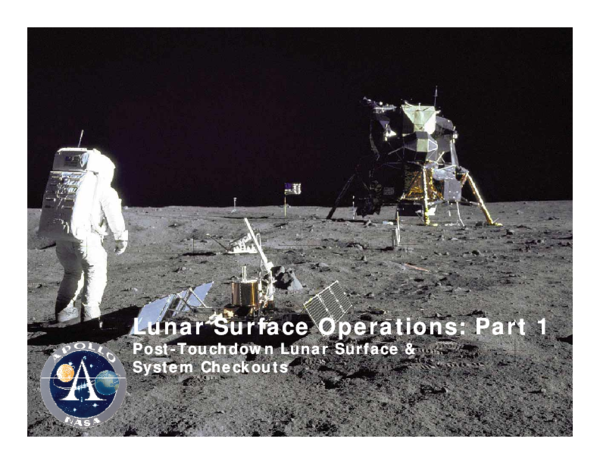 (PDF) Lunar Surface Operations