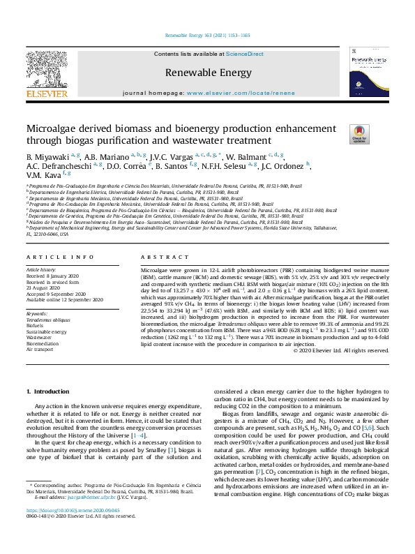(PDF) Microalgae derived biomass and bioenergy production enhancement through biogas ...