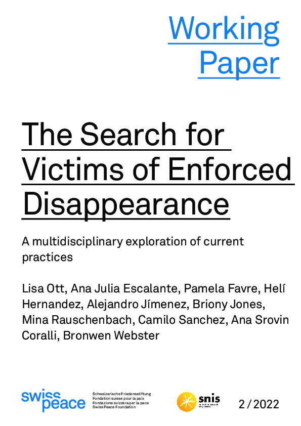 (PDF) The Search for Victims of Enforced Disappearance: A ...