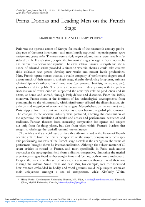 (PDF) Colleague-Leading and Leading Prima Donnas