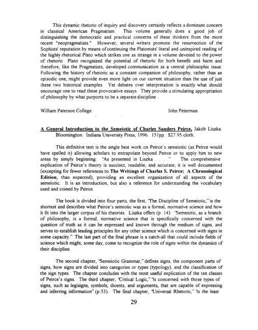 (PDF) A General Introduction to the Semeiotic of Charles Sanders Peirce