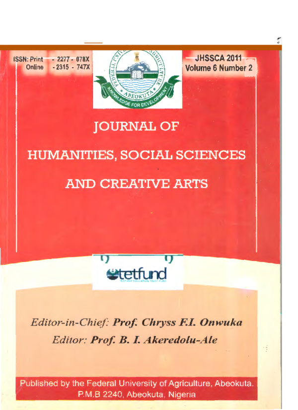 Pdf Information And Communication Technology Ict And Governance In Nigeria Challenges And