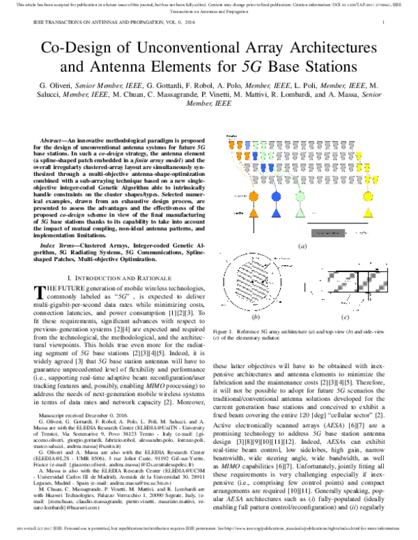 (PDF) Codesign of Unconventional Array Architectures and Antenna ...