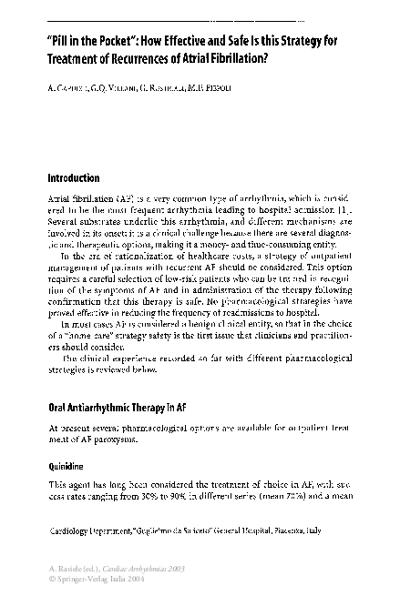 (PDF) “Pill in the Pocket”: How Effective and Safe is this Strategy for ...