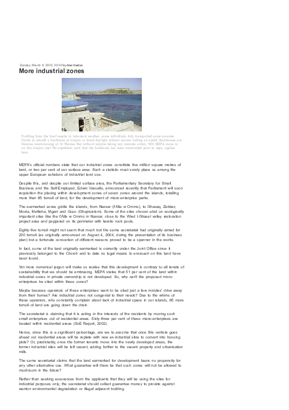 (PDF) More industrial zones | ALAN DEIDUN - Academia.edu